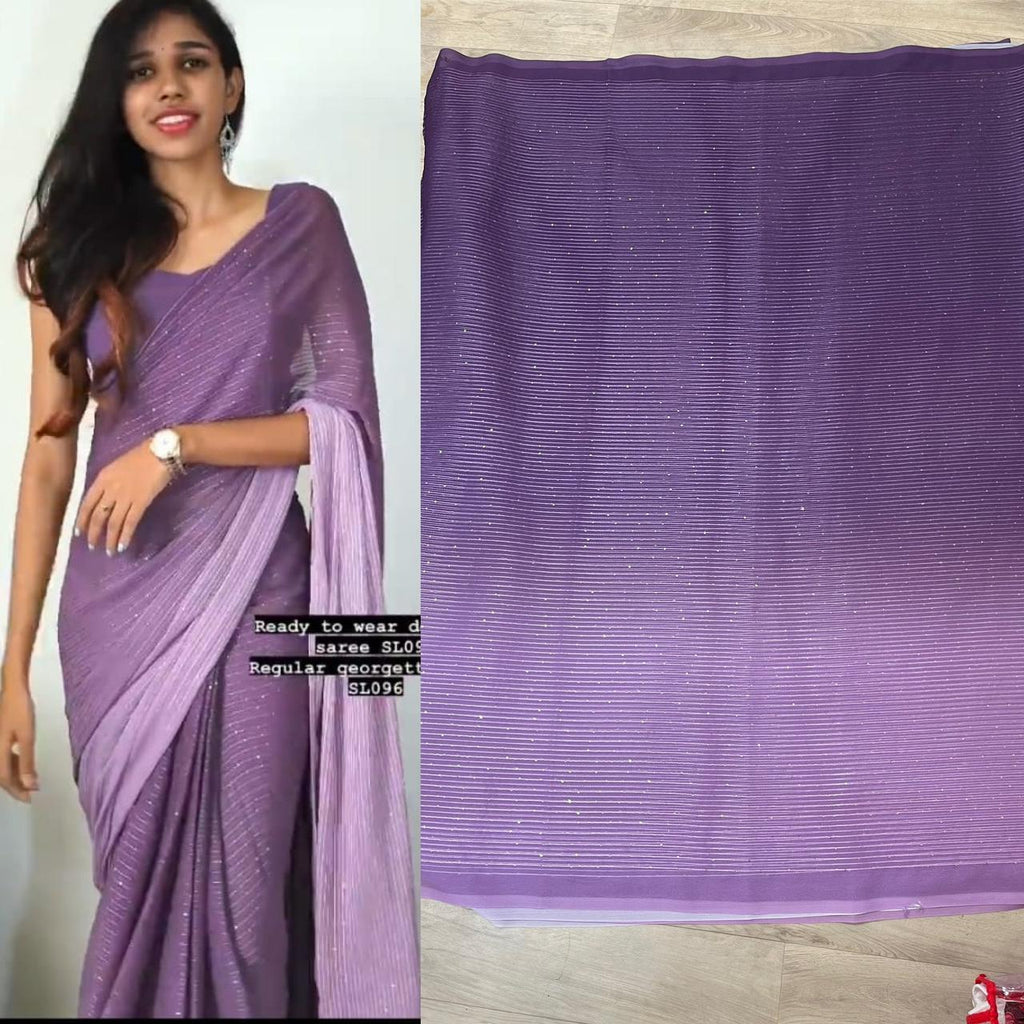 Designer Dual Shade Saree with crochet sequins work-Manmohitfashion.com ...